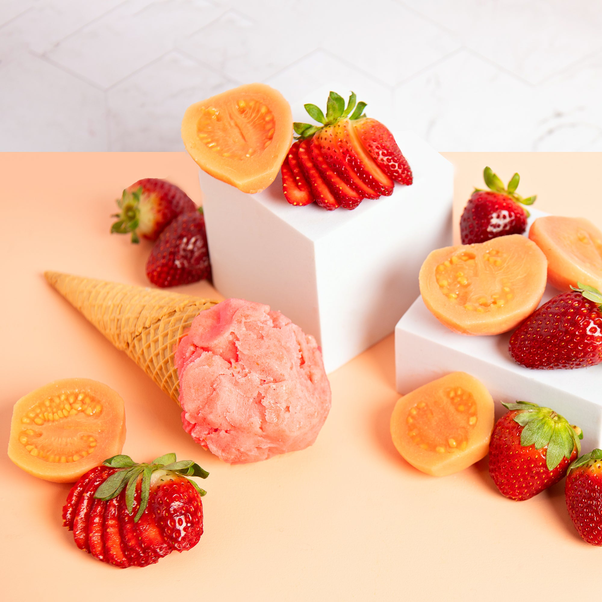 Guava & Strawberry – The Sorbet Lab